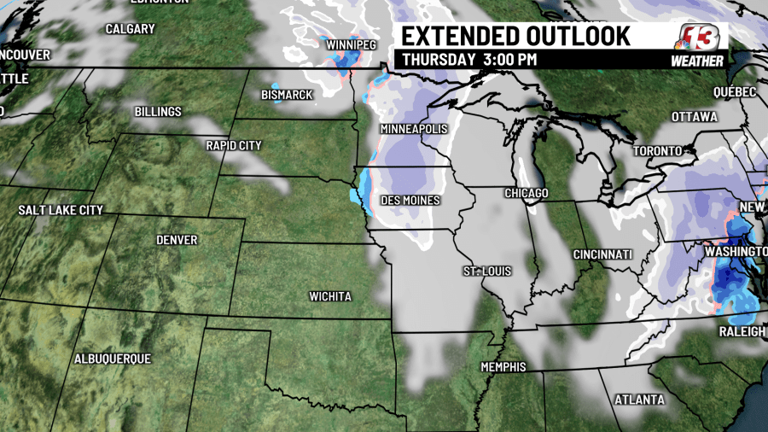 Snow flurries, breezy conditions hit Iowa mid-week
