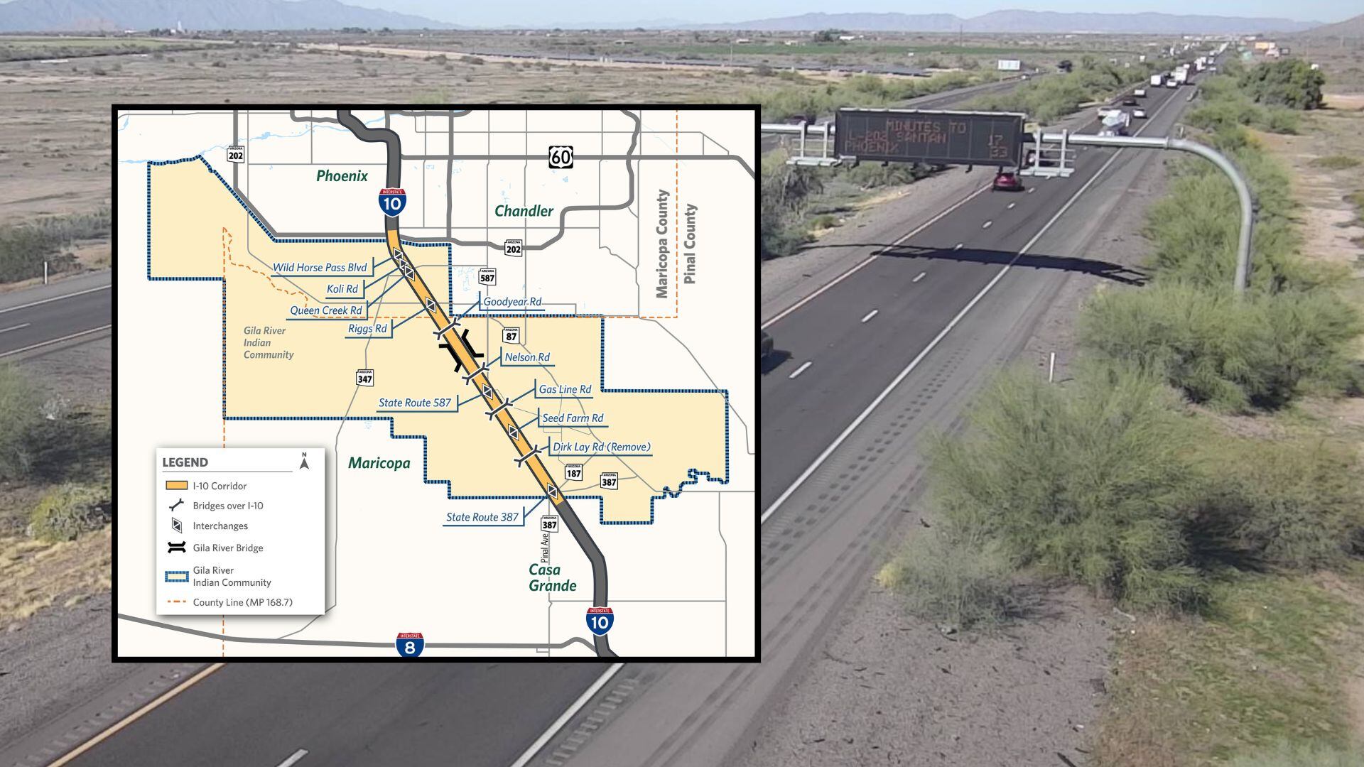 ADOT to start second phase of I-10 widening project south of Phoenix