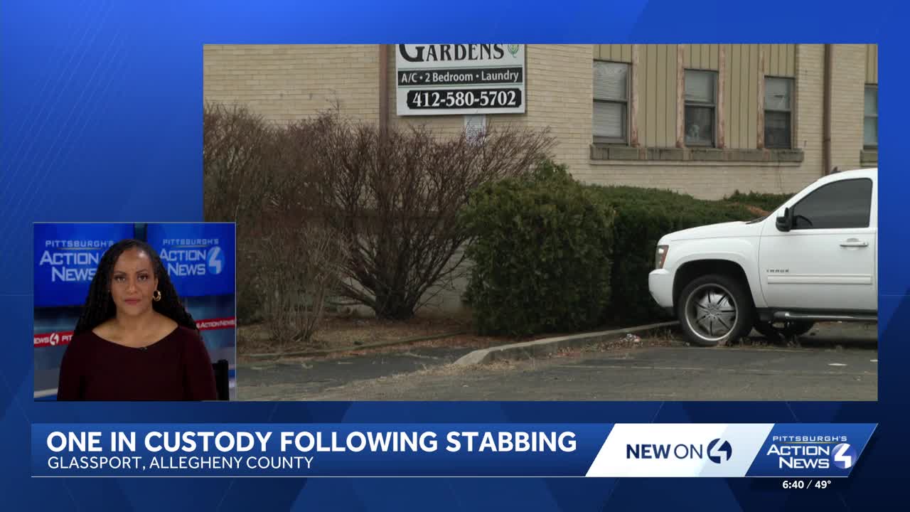 1 person injured after stabbing at Glassport apartment building