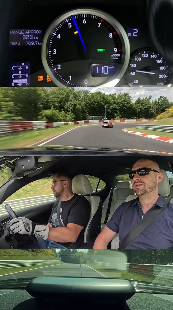 Lexus IS F surprises everyone on the Green Hell