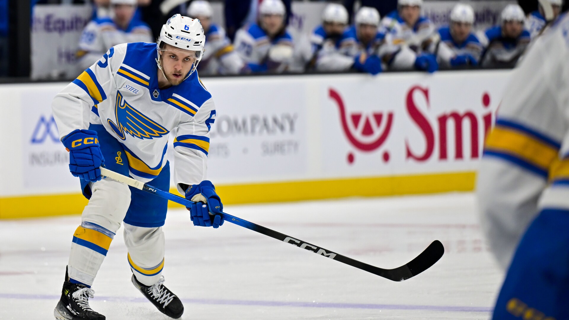 Blues sign Philip Broberg to 6-year, $48M extension