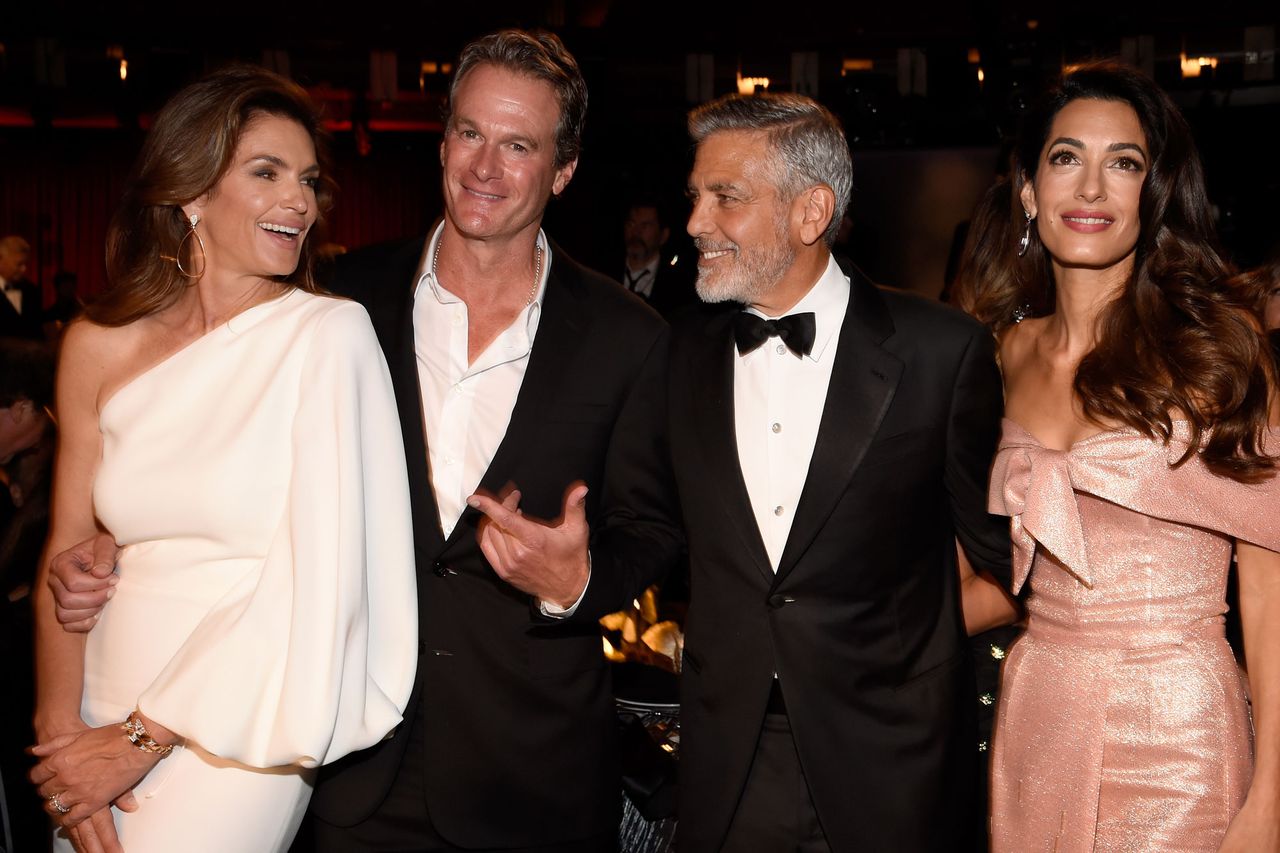 Cindy Crawford reveals how her double date nights with George Clooney ...