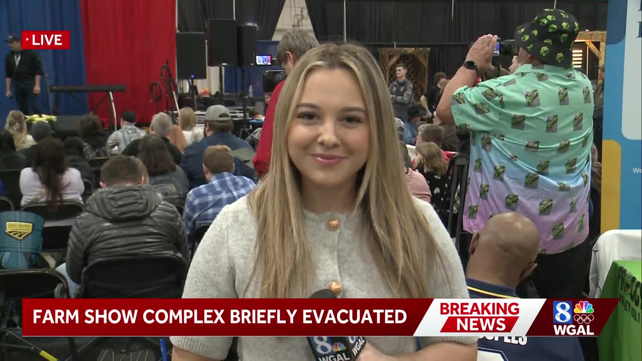 PA Farm Show complex evacuated after fire inside the building