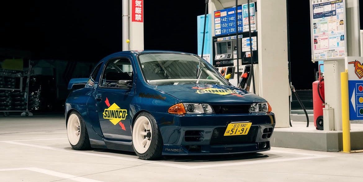 Baby Godzilla! This miniature Nissan Skyline R32 GT-R is as adorable as ...