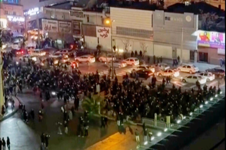 Iran protests latest: Donald Trump briefed on ‘strike options’