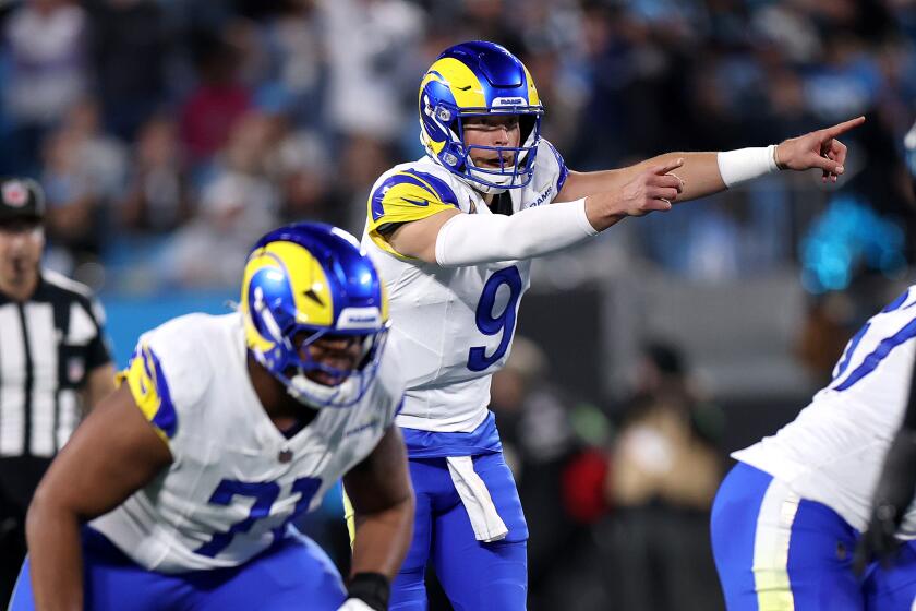 Matthew Stafford goes 'gangster' on Panthers in Rams' heart-snatching ...