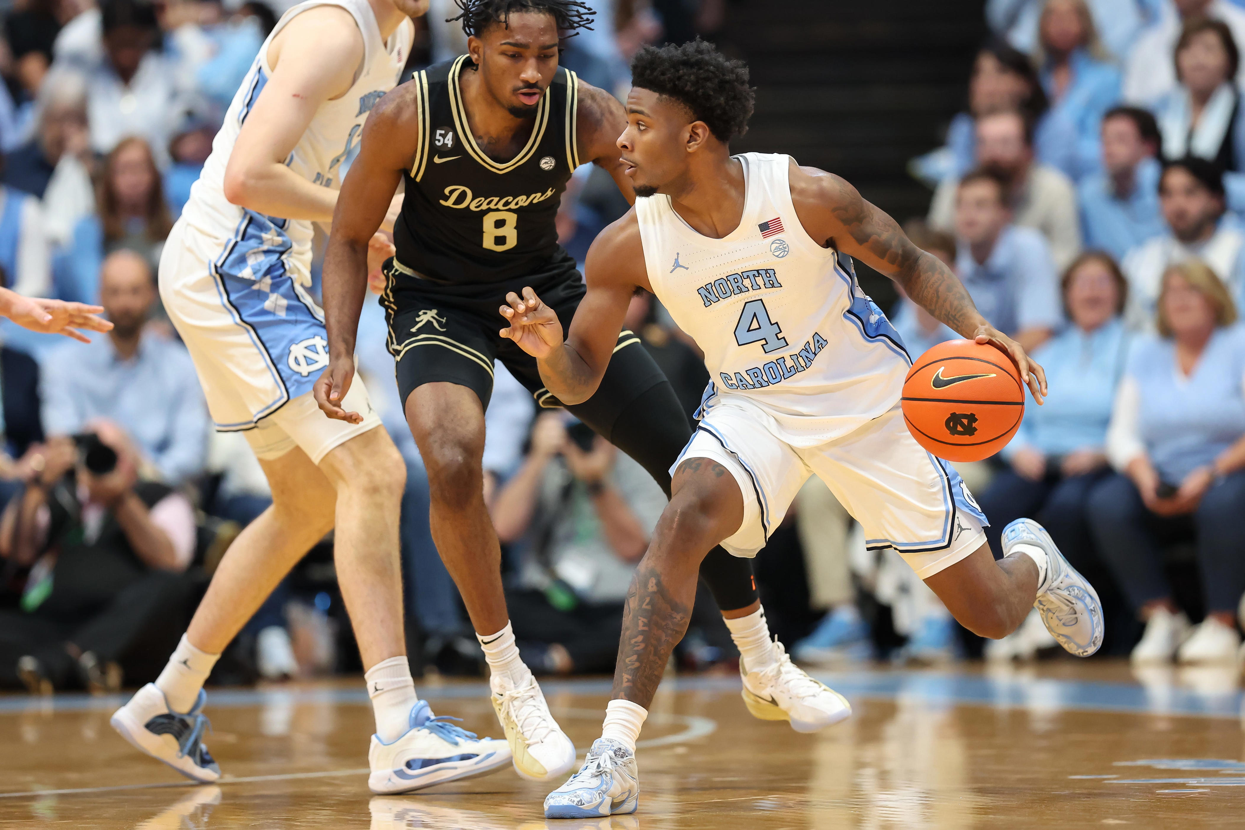 UNC basketball fends off Wake Forest in final minute for 500th win at ...