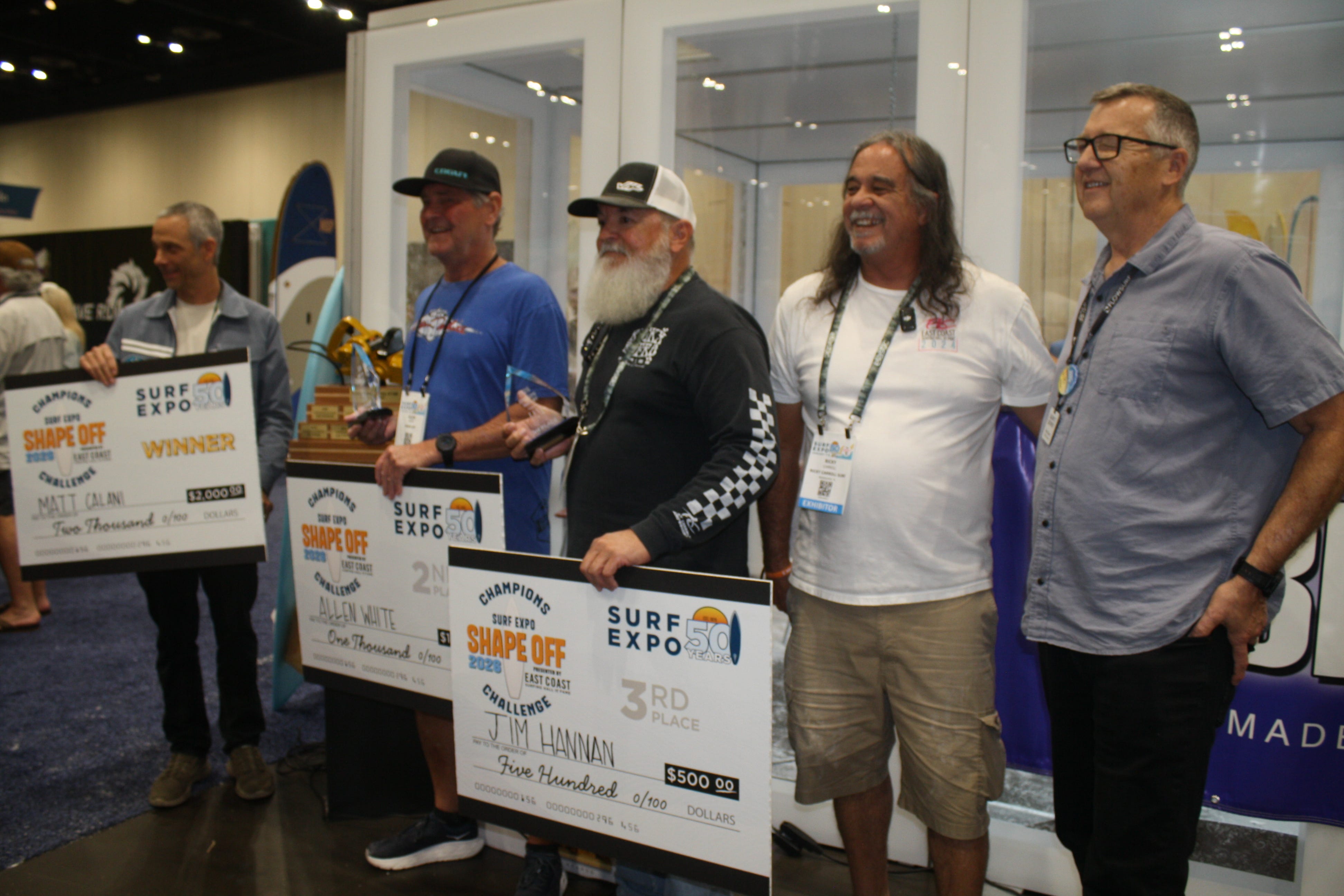 Matt Calvani wins champions Shape-Off Challenge at 50th Surf Expo