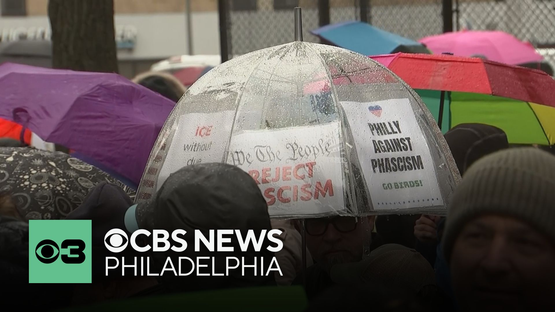 Crowds in Philadelphia protest ICE, joining nationwide demonstrations ...