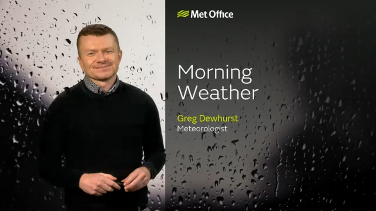 Met Office Sunday morning weather forecast 11/01/2026