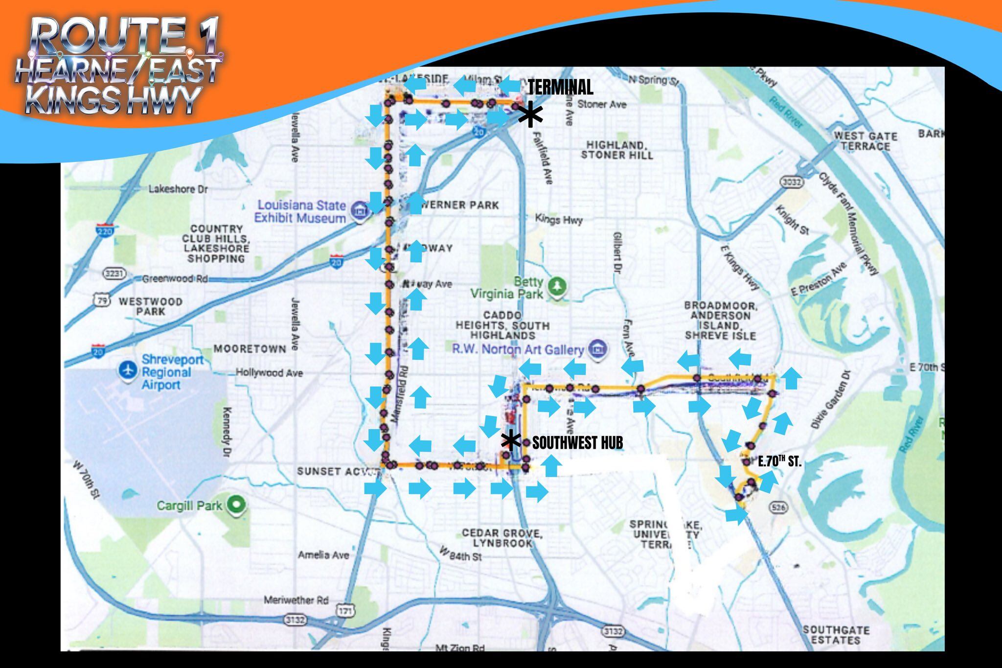 SporTran launches redesigned bus routes in Shreveport