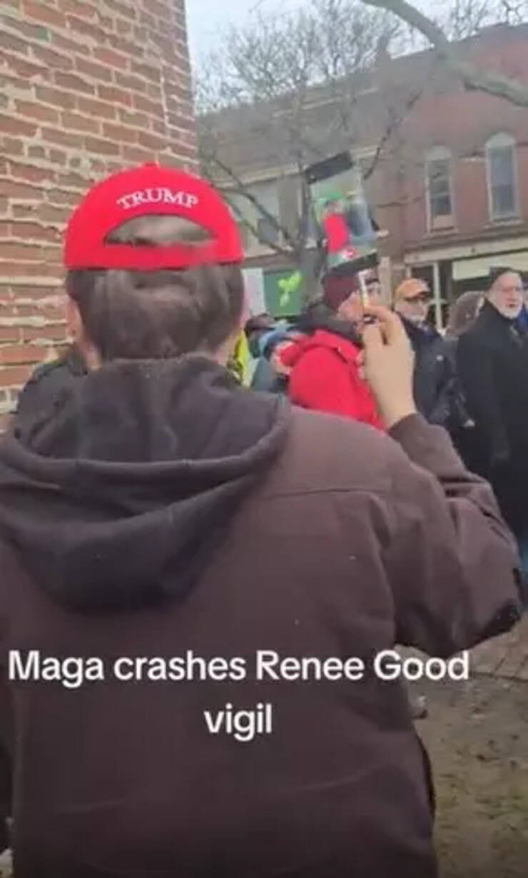 'God bless ICE': Viral video shows influencer in red MAGA hat ...