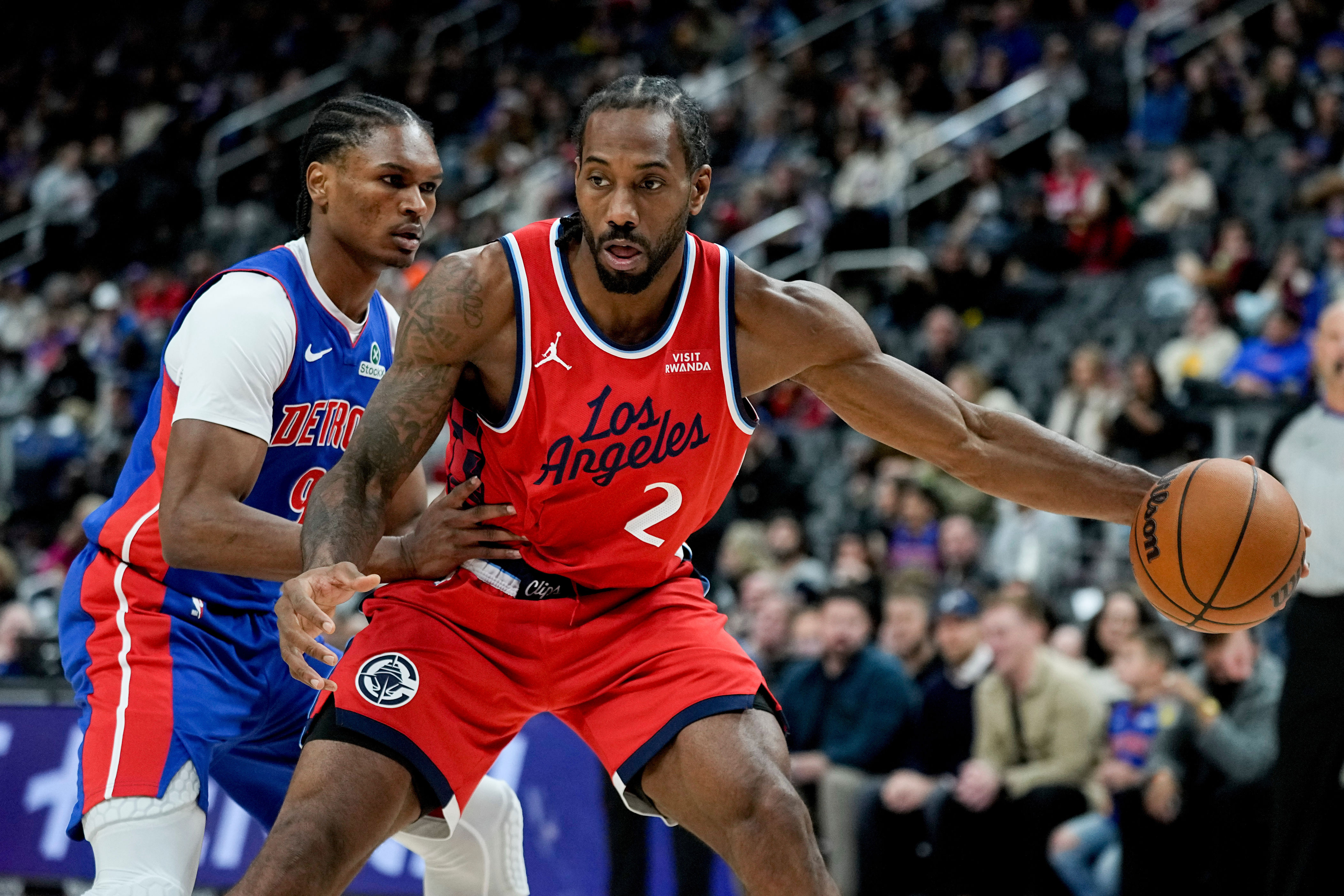 Leonard, Collins and Harden power Clippers to comeback win over Pistons ...