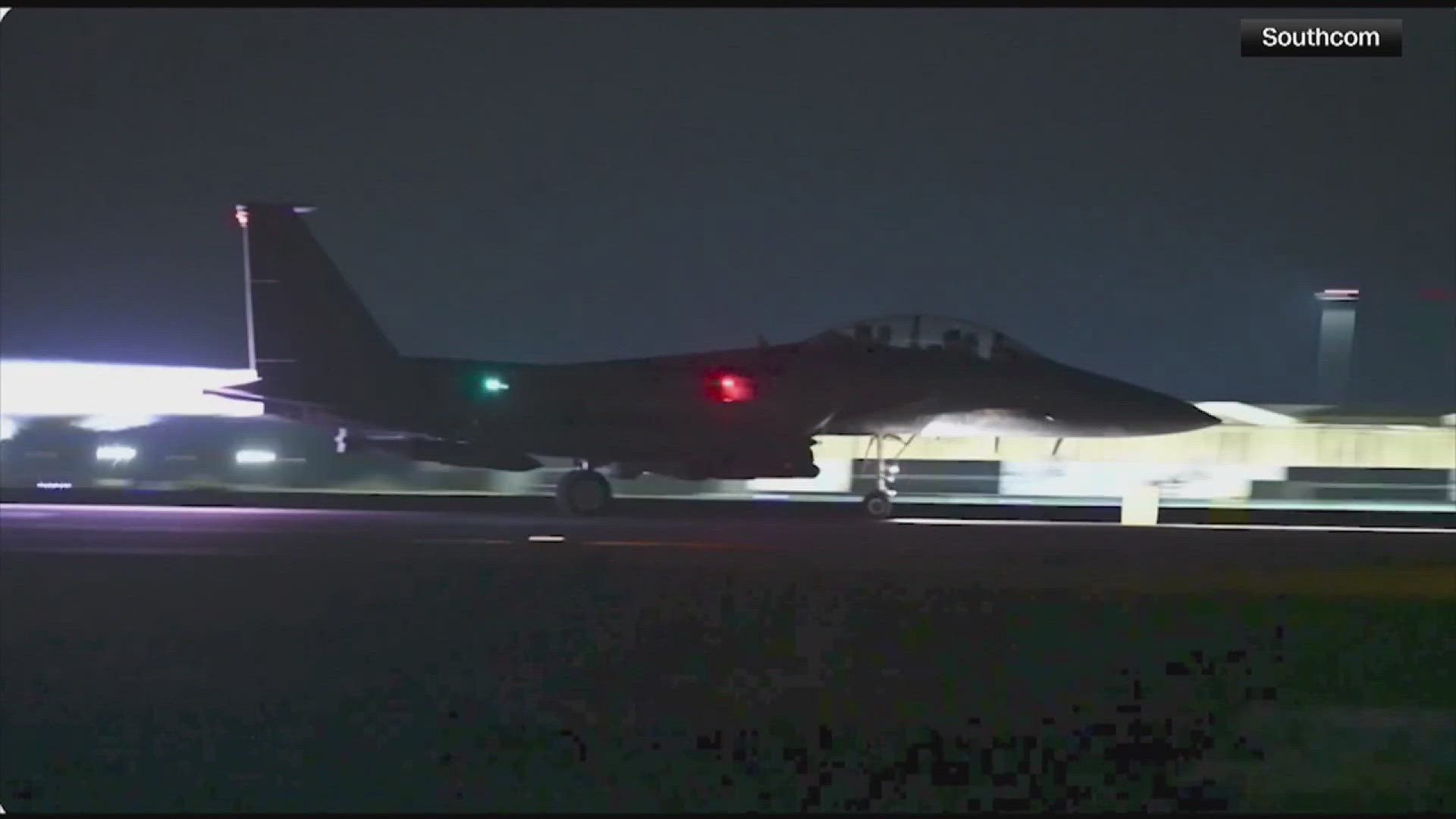 US military launched another strike in Syria