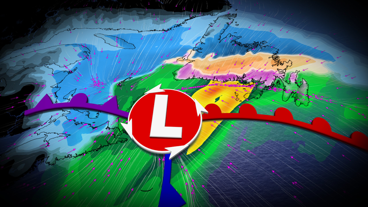Windy storm threatens icy, snowy mix across Atlantic Canada