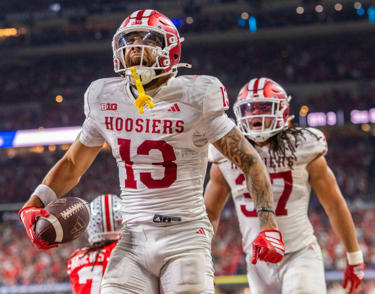 Indiana WR Elijah "Waffle House" Sarratt raising his NFL draft stock