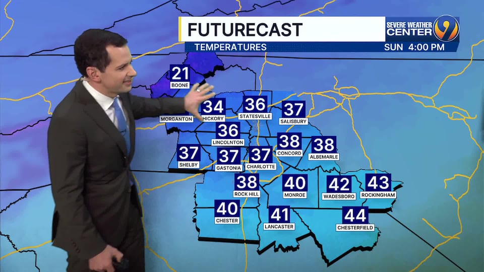 Saturday night's forecast with meteorologist Joe Puma