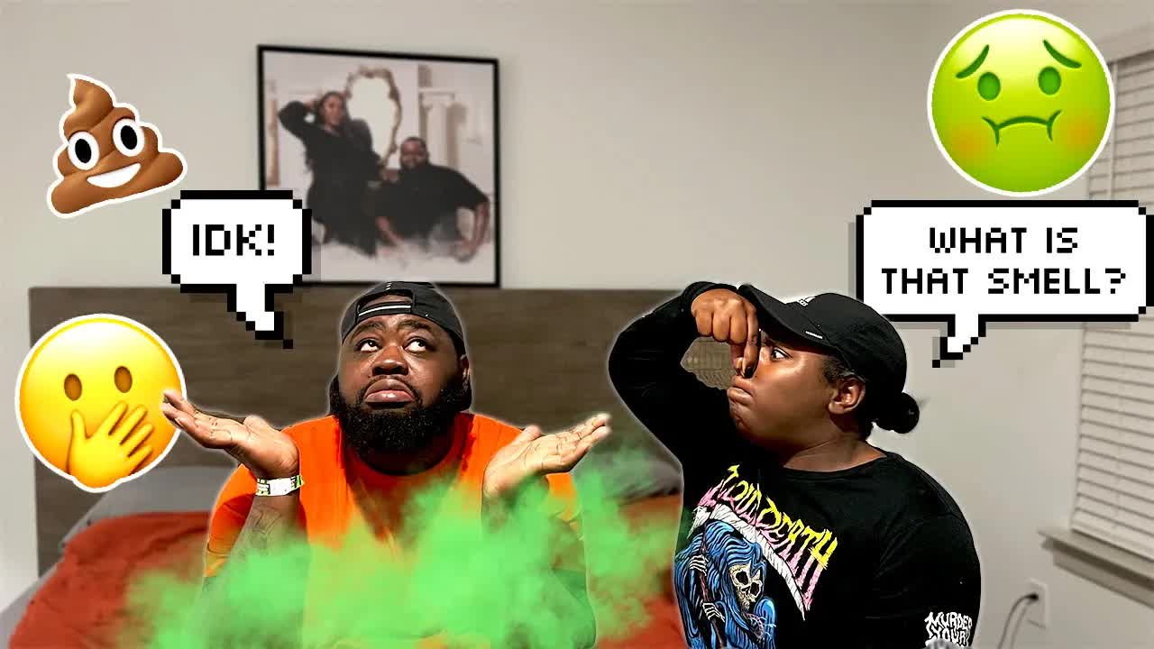 I sprayed fart spray on my clothes then tried to hug my wife to get her ...