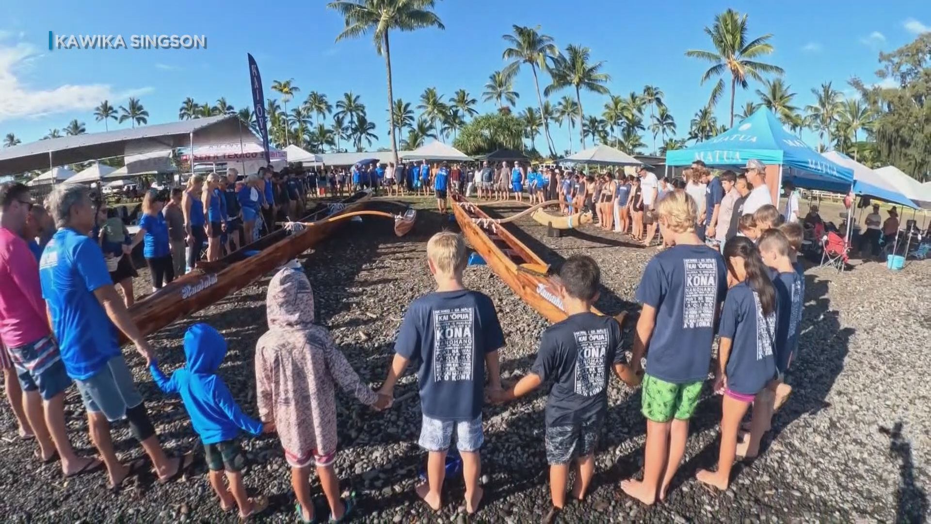 Hawaii Island canoe clubs launch fundraiser for Kailua Bay regatta course