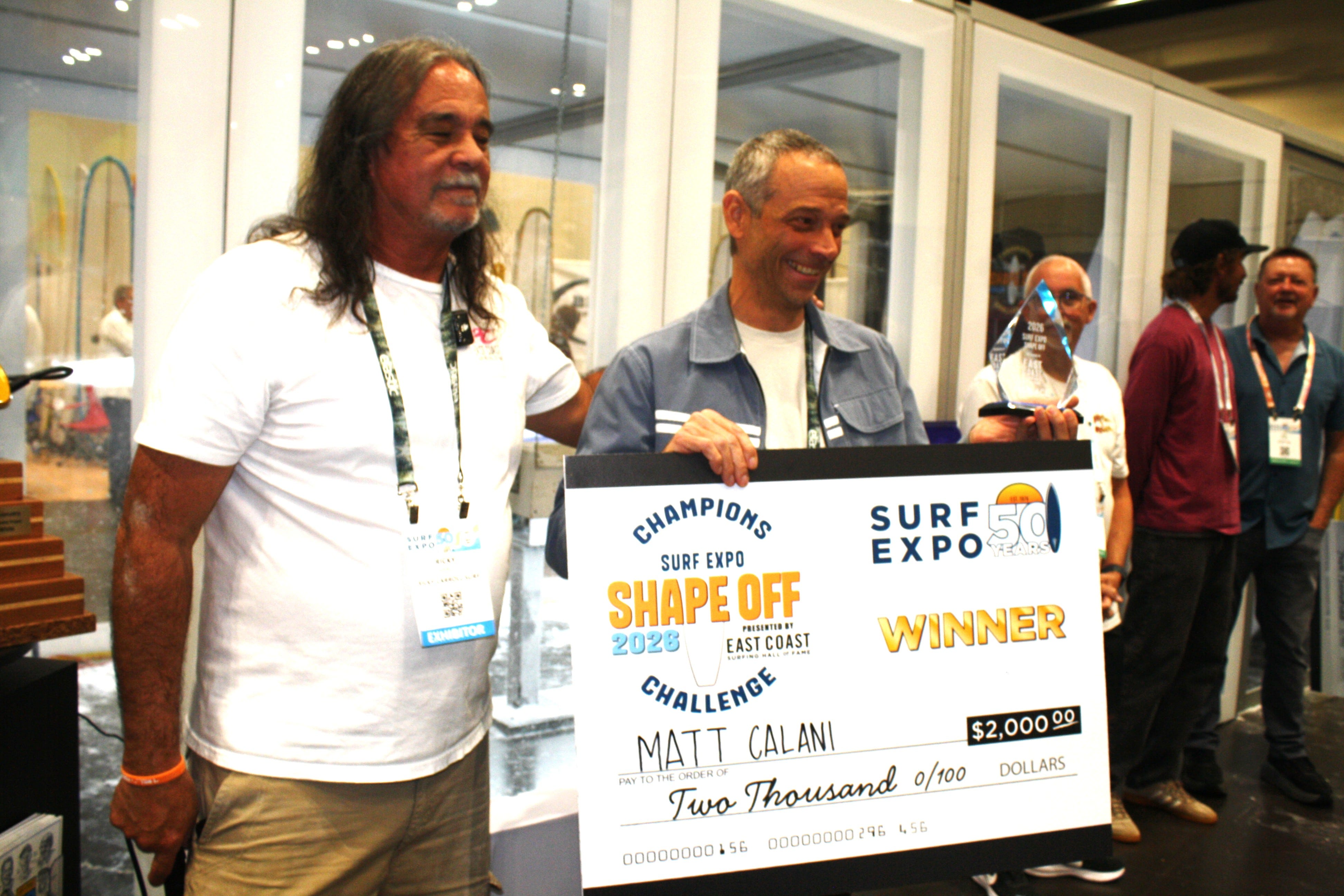 Matt Calvani wins champions Shape-Off Challenge at 50th Surf Expo
