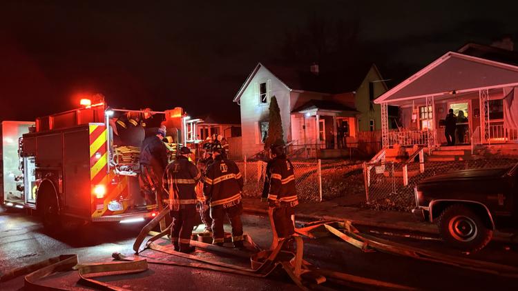 2-year-old in critical condition after house fire on Indy's south side