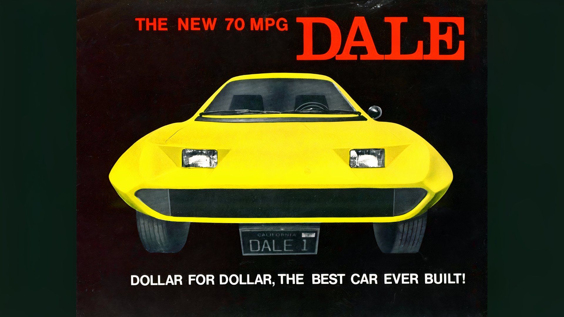 The Dale: A 70 MPG three-wheeled fraud from the 1970s