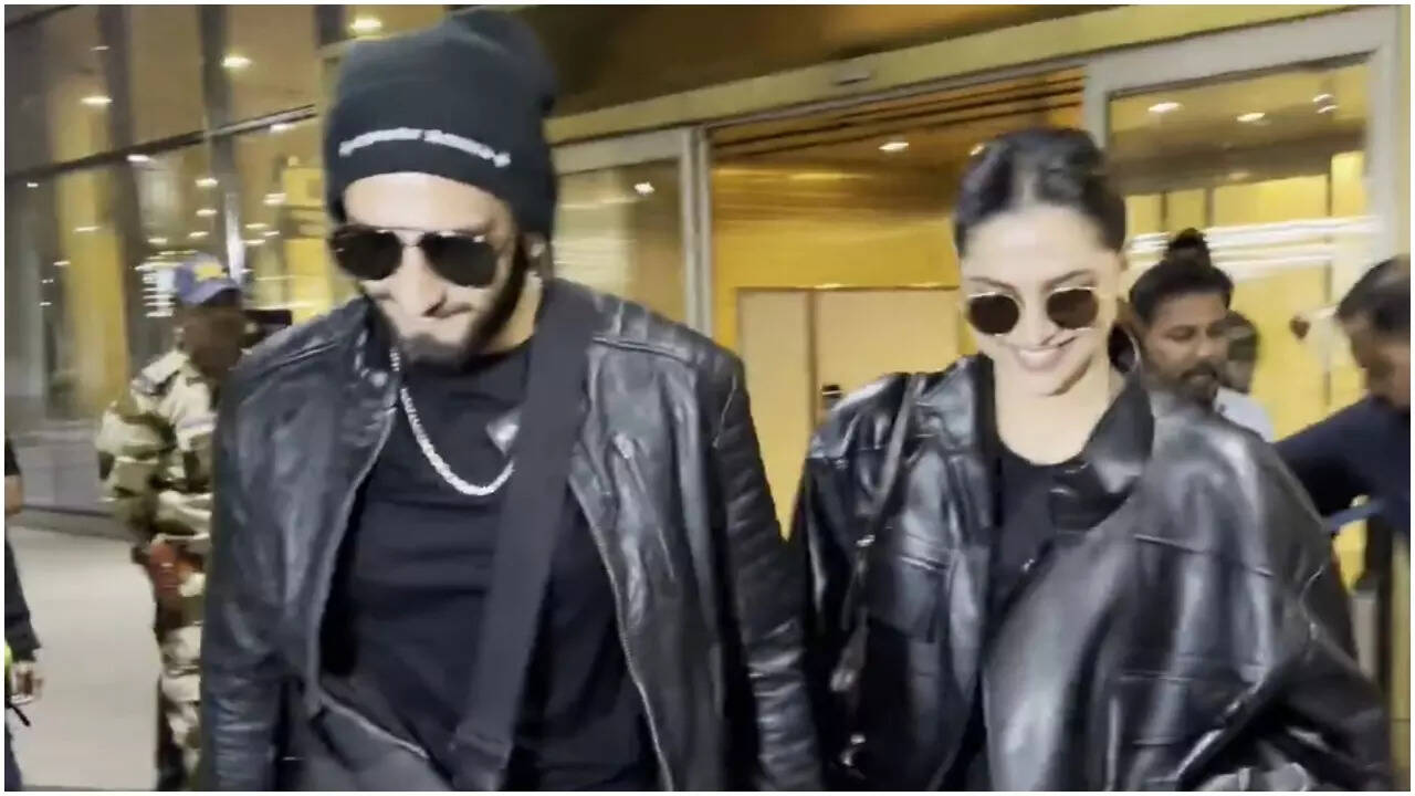Deepika Padukone can't stop smiling as paps call Ranveer Singh ...