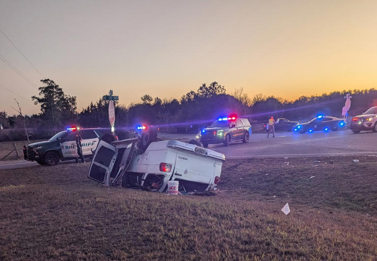 Photos: Crews extricate occupant from car after crash on CR 219A