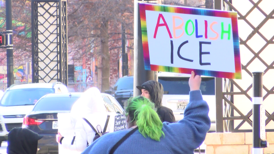 Wichita activists join nationwide protest against ICE following ...