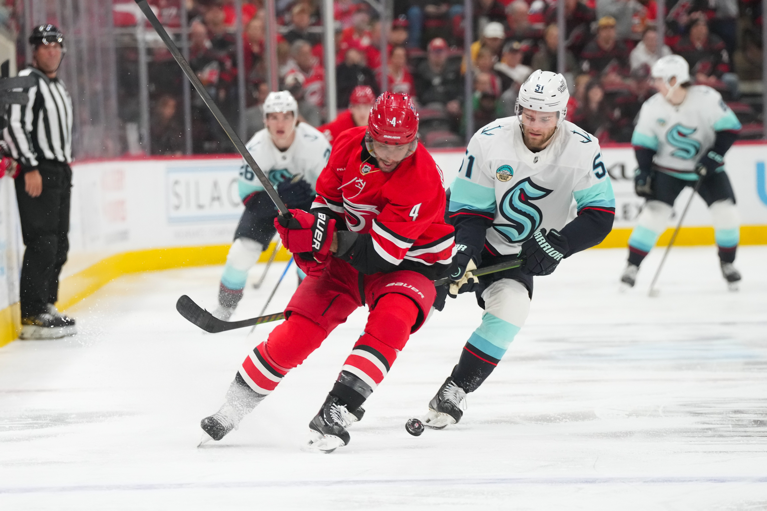 Hurricanes storm back, defeat Kraken 3-2