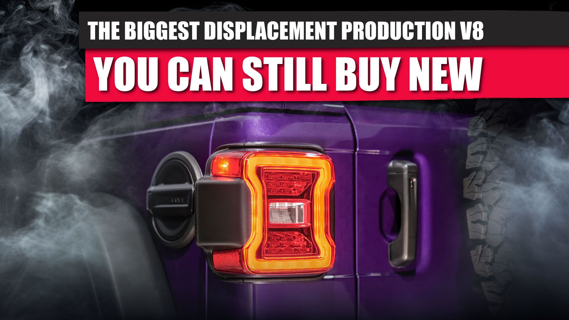 The biggest displacement production V8 you can still buy new