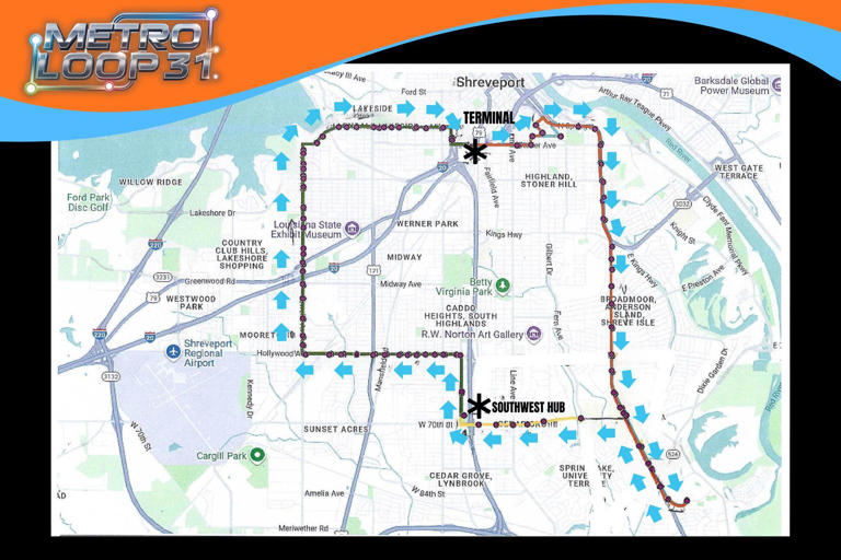 SporTran launches redesigned bus routes in Shreveport