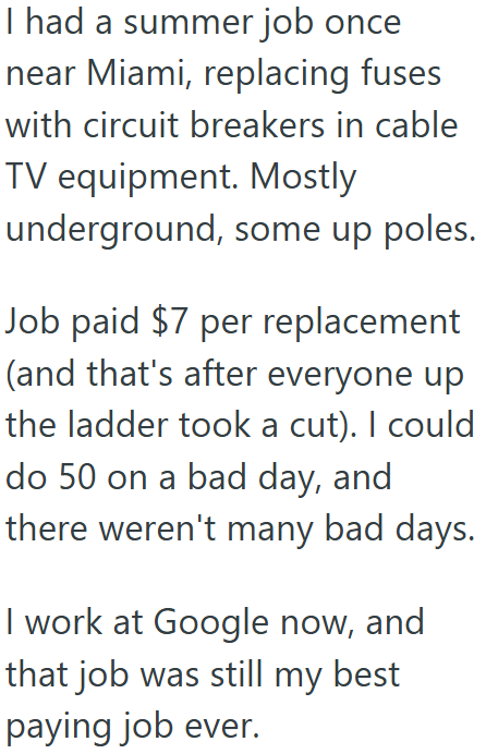 Gas company contractor had a really fast crew, but when his manager ...