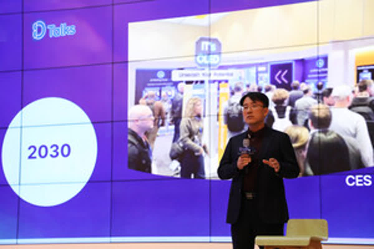 삼성D 이청 “中과 OLED 격차 아직 커…8.6세대 안착에 집중” [CES 2026]