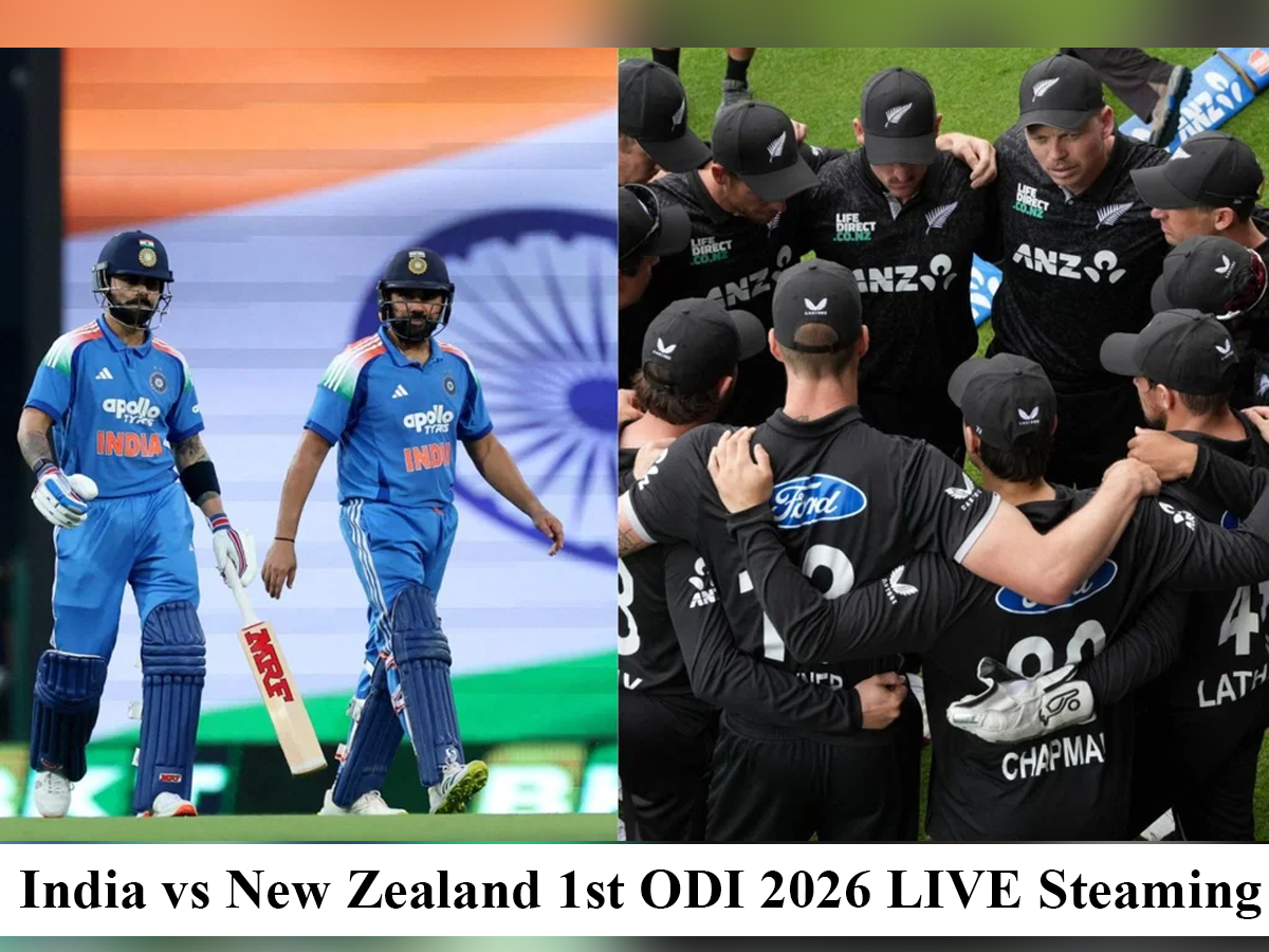 India vs New Zealand 1st ODI 2026: When & where to watch IND vs NZ 1st ...