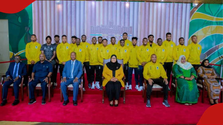 AFCON 2025: Samia Suluhu hosts Tanzania players at State House after ...