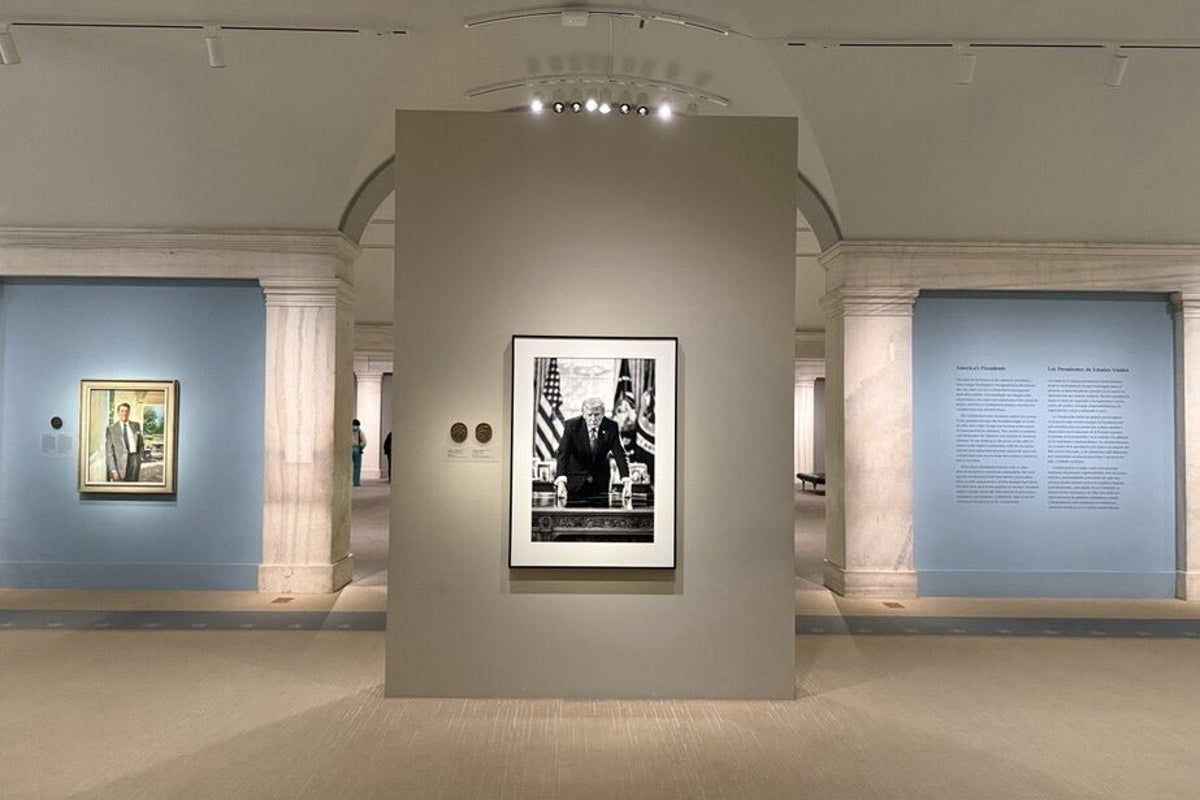 Smithsonian swaps Trump portrait and removes reference to impeachments