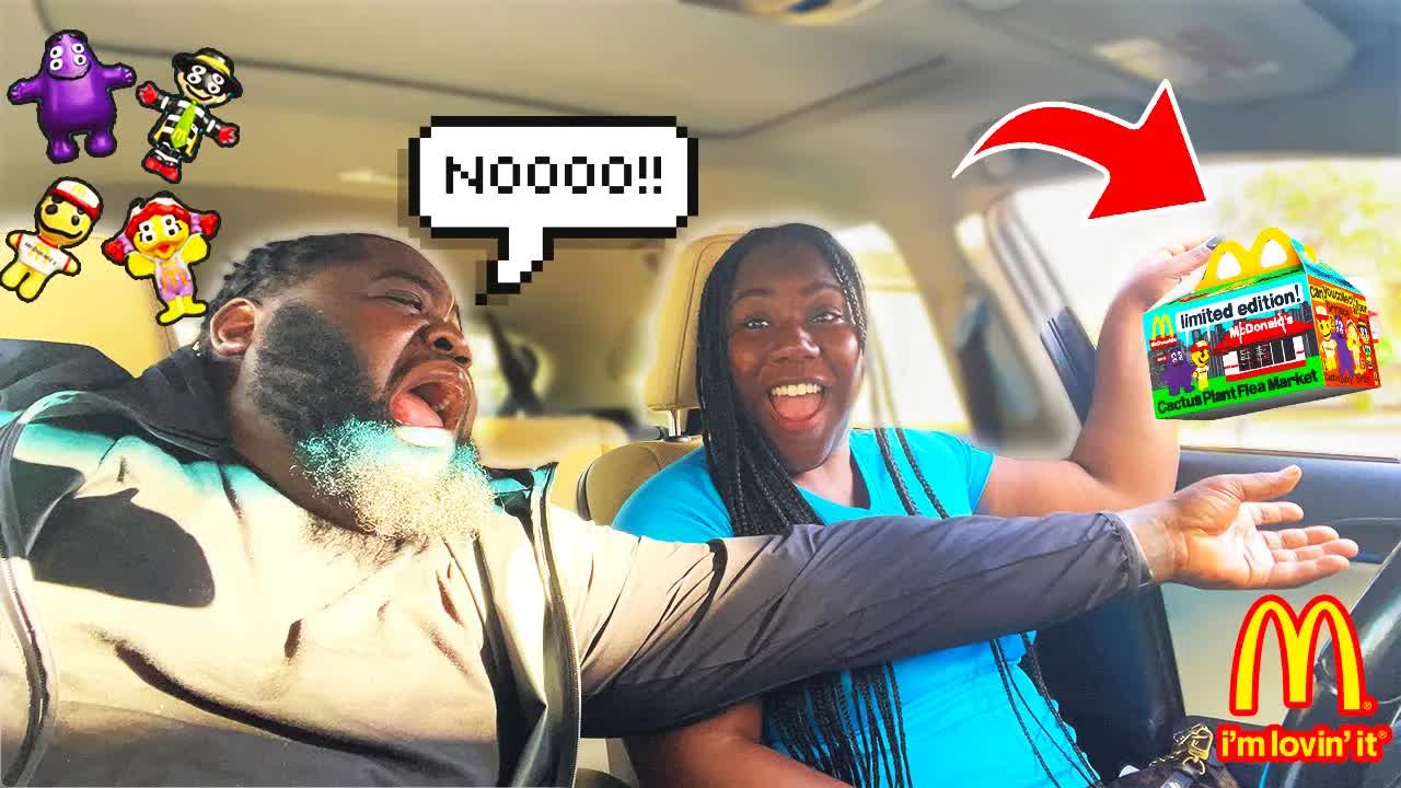 Throwing my husband's adult happy meal out the window to see his ...