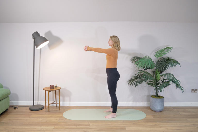 Five-minute standing abs workout for a stronger core