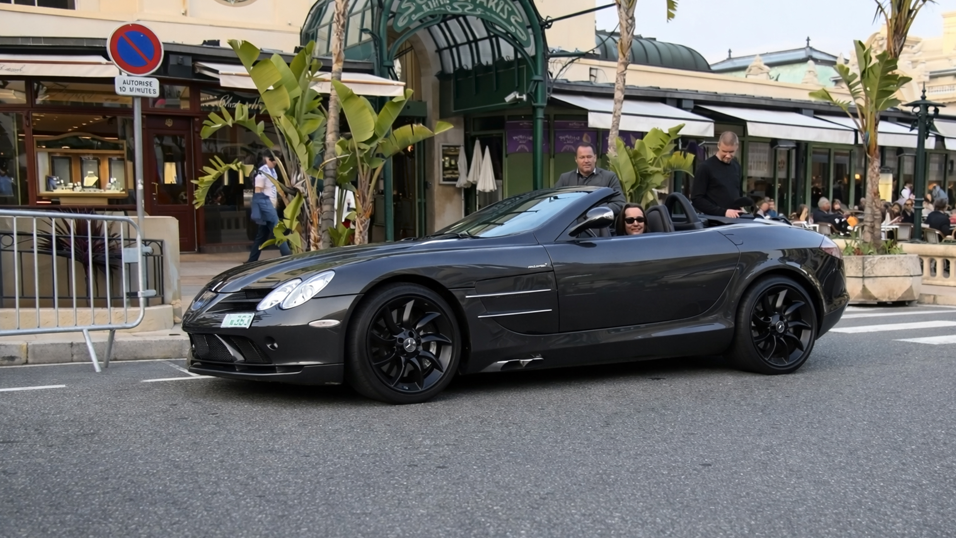 Mercedes SLR roadster spotted during Top Marques