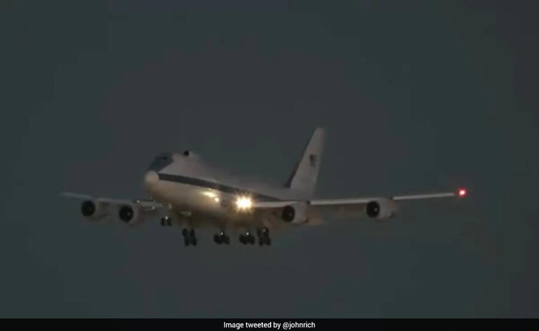 US 'doomsday plane' makes rare appearance in Los Angeles after 51 years ...