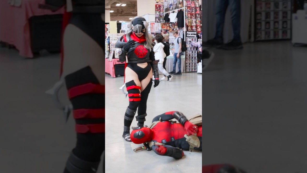 Deadpool vs Malice (aka evil Sue Storm) #deadpool #marvelrivals #cosplay