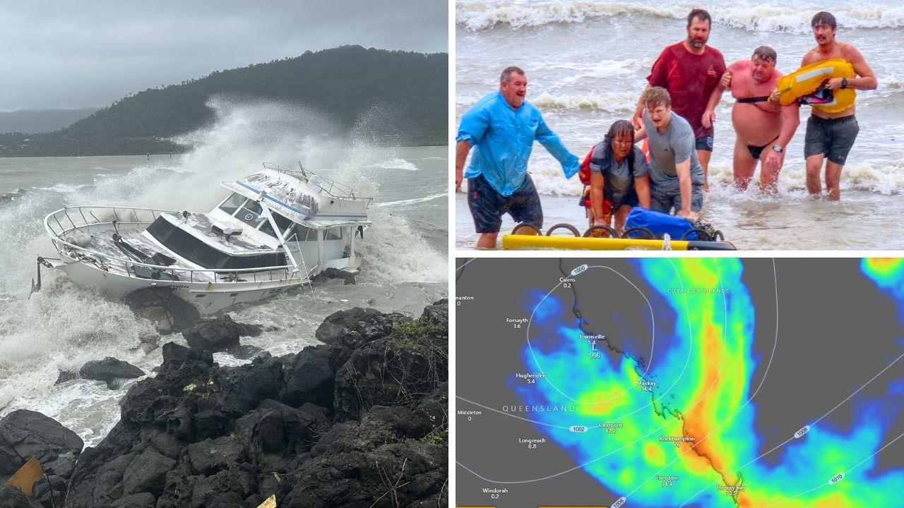 Ex-cyclone sparks dramatic flood rescues