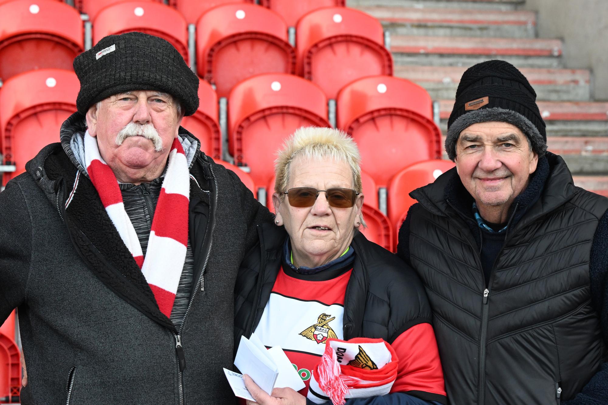 Our top pictures of the Doncaster Rovers fans who braved the weather to ...