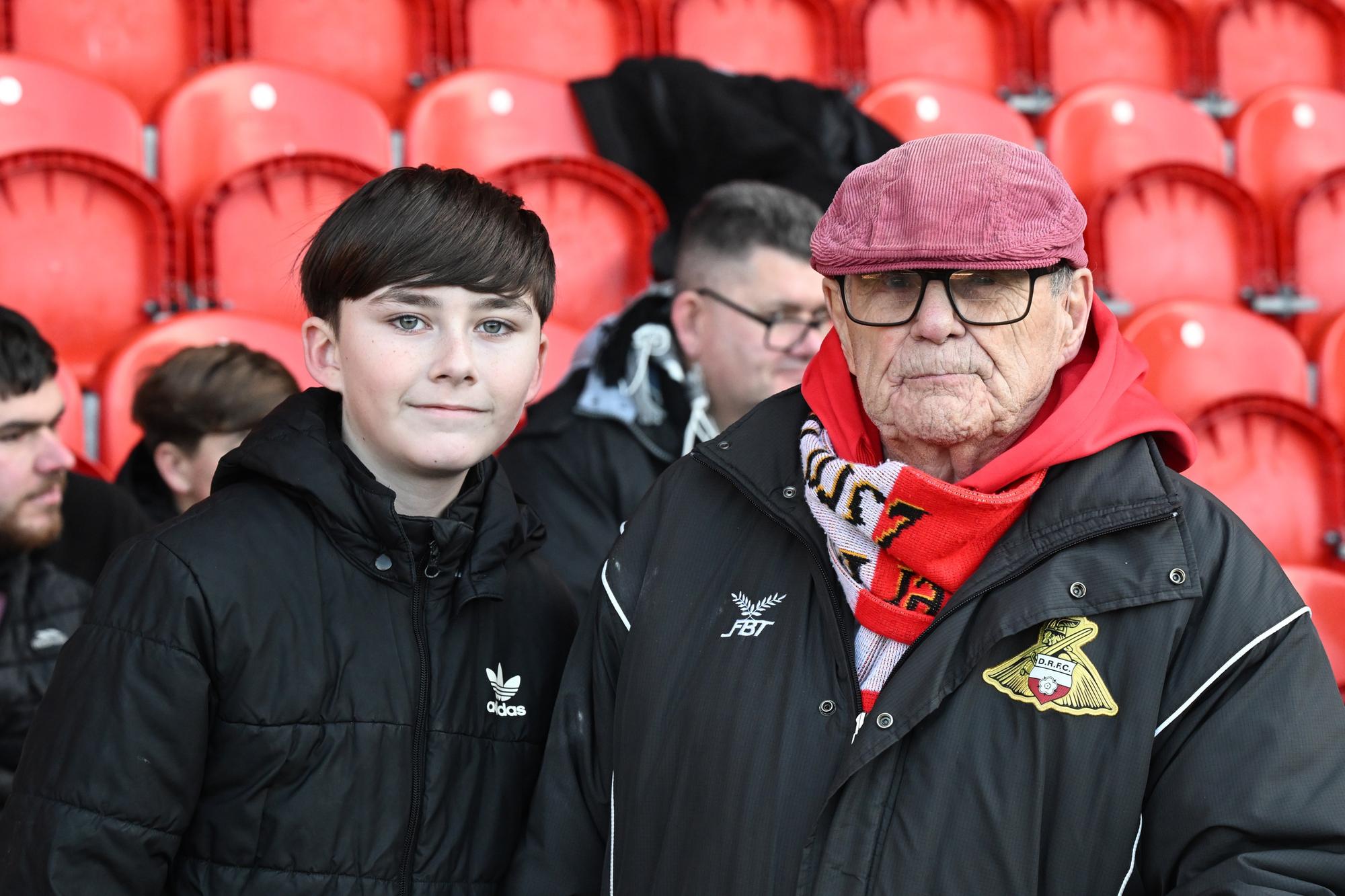 Our top pictures of the Doncaster Rovers fans who braved the weather to ...