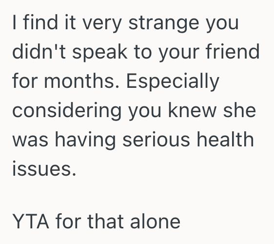 Bride’s friend steps down as maid of honor due to health issues, but ...