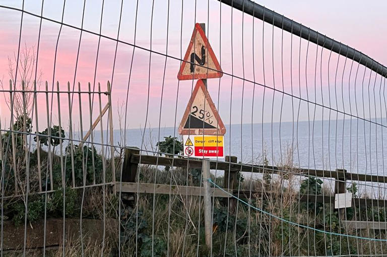 'Imminent collapse' or 'hoo-ha about nothing': The cliff top road in ...