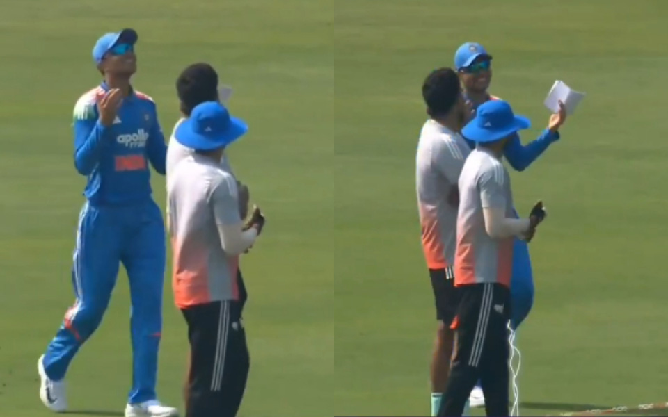 [WATCH] Shubman Gill prays to God before toss ahead of 1st IND vs NZ ODI