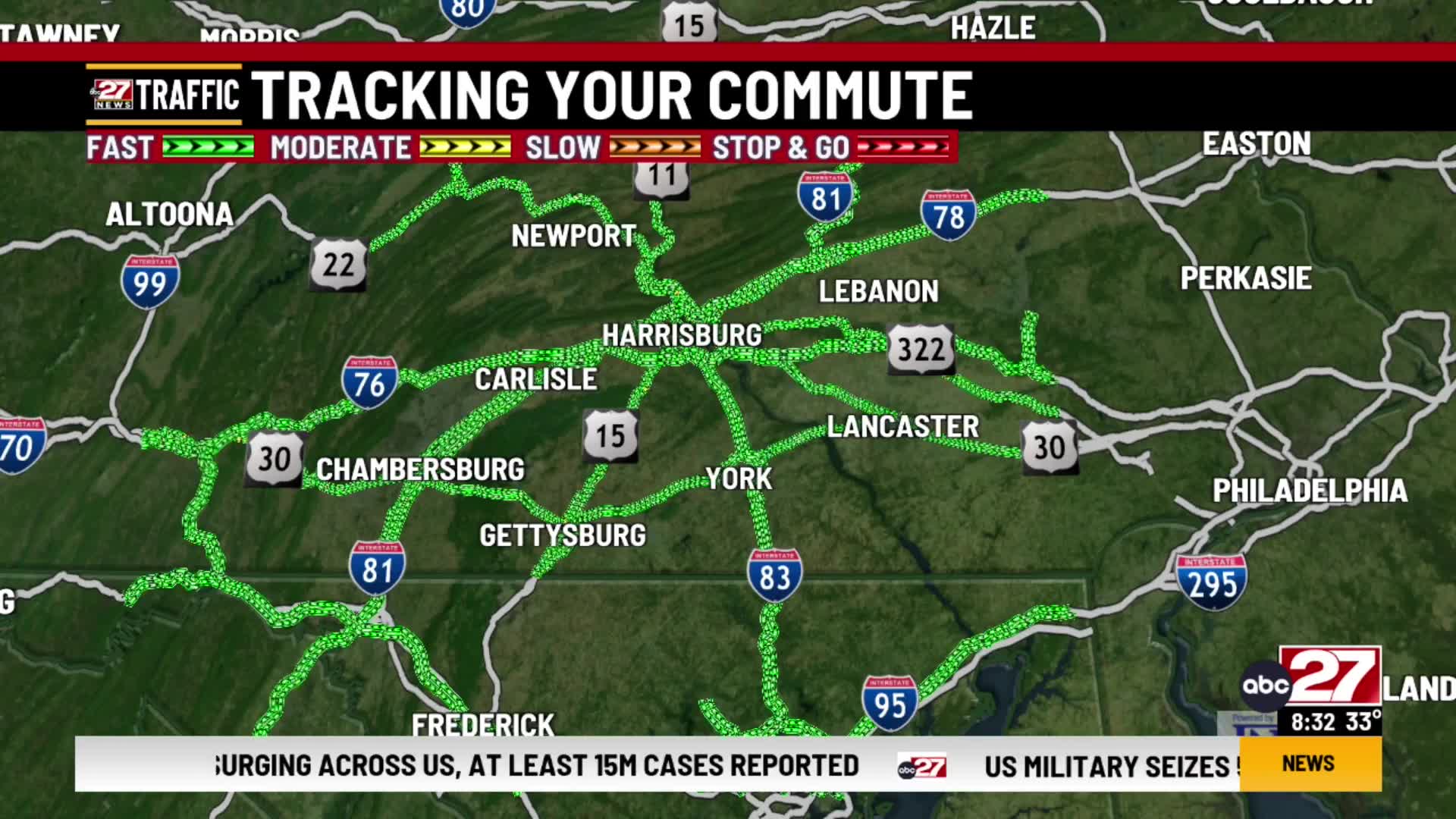 Gettysburg traffic alert