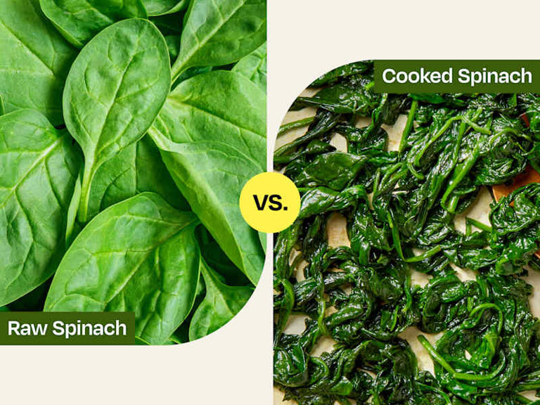 Raw spinach vs. cooked spinach: Which is healthier? Two nutritionists ...